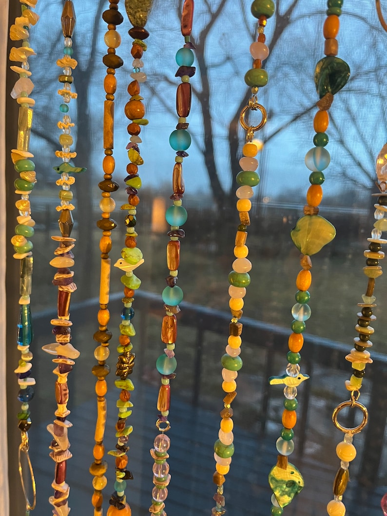 Beaded Curtain Tapestry Window Valance Screen - Etsy