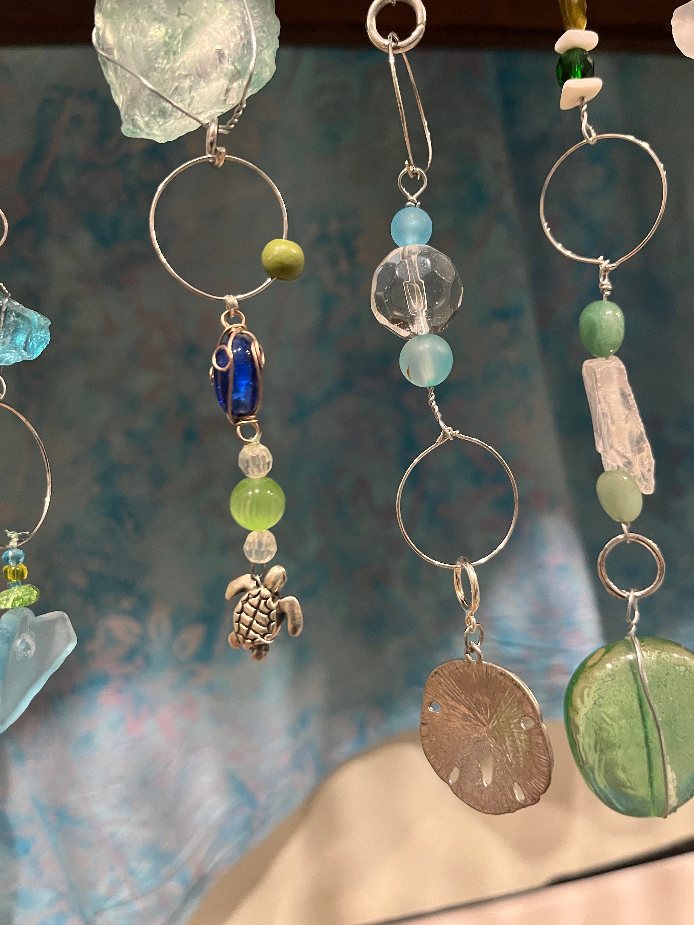 Beach Glass Coastal Window Valance - Etsy