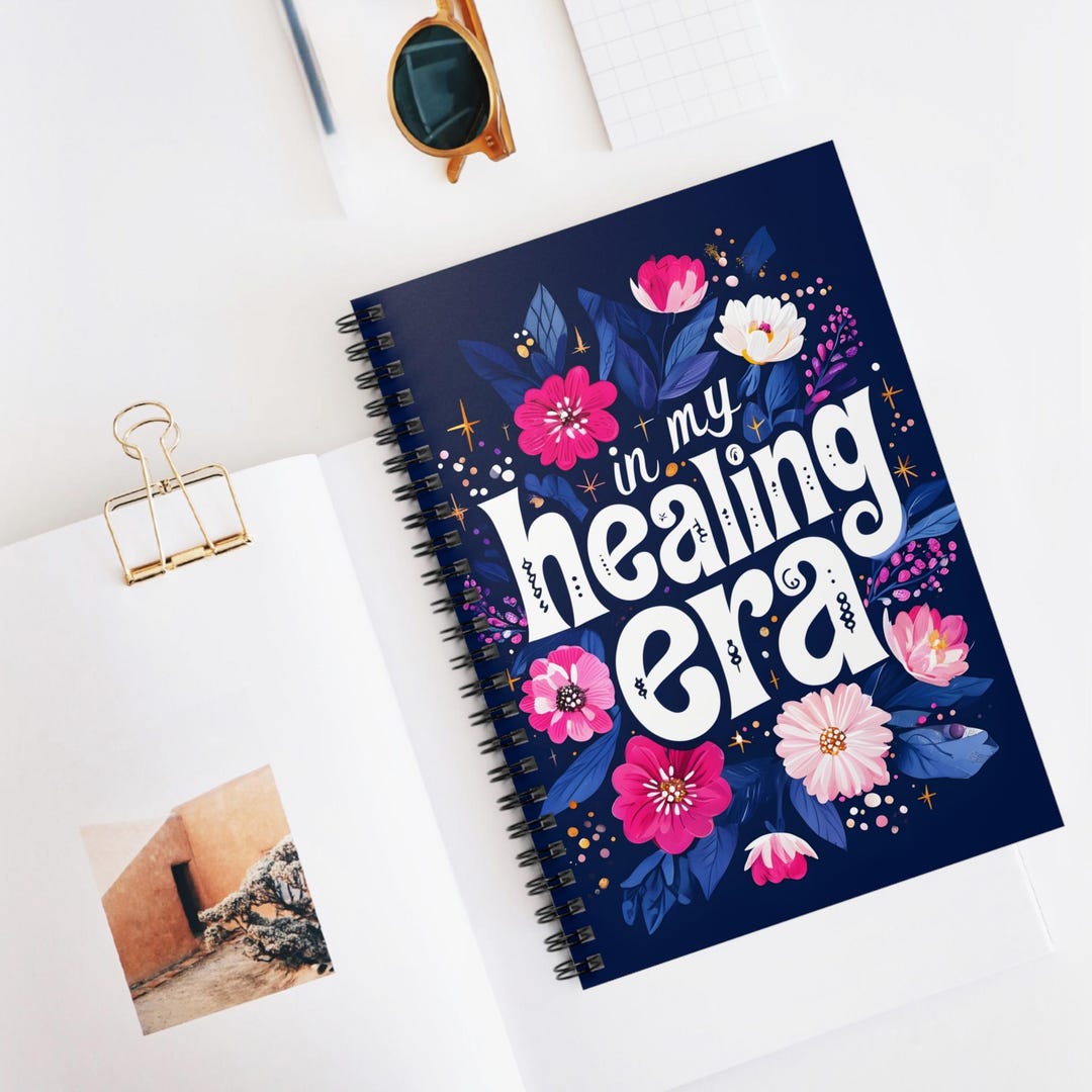 In My Healing Era Spiral Notebook – Aesthetic Journal, Self Care ...