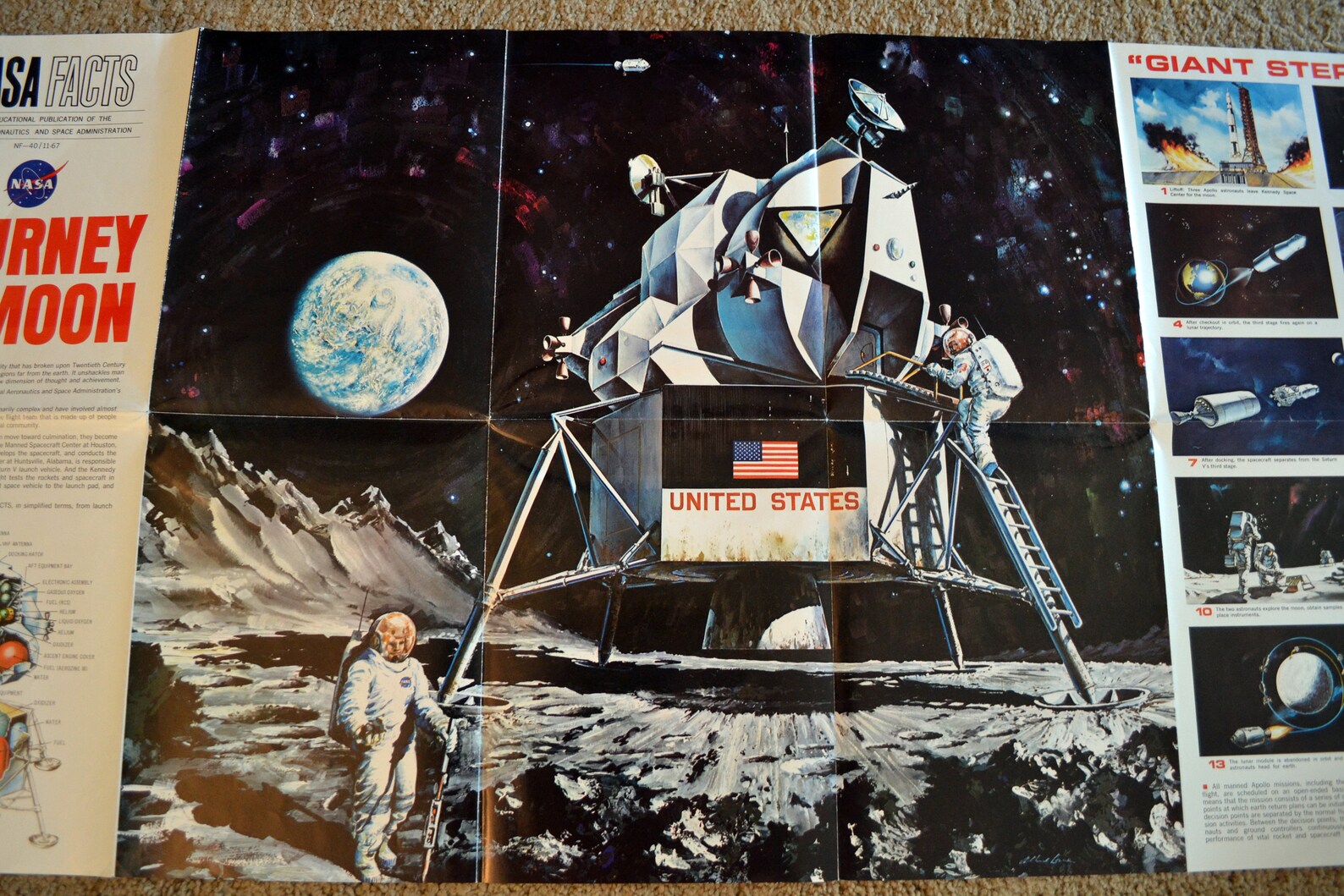 NASA Poster, Moon Poster, Lunar, Rocket, Apollo 13, Apollo 11, - Etsy
