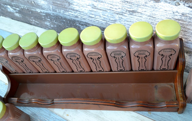 Spice Spice Jars Griffith's Laboratory Coco Brown Lime - Etsy