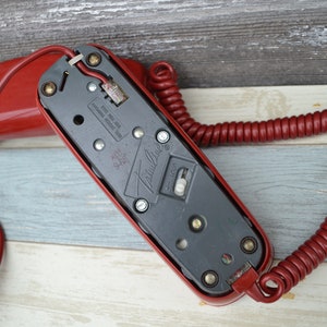 Red Hot - Hot Line - Cherry Red Trimline Rotary Dial Phone - MCM - Bell ...