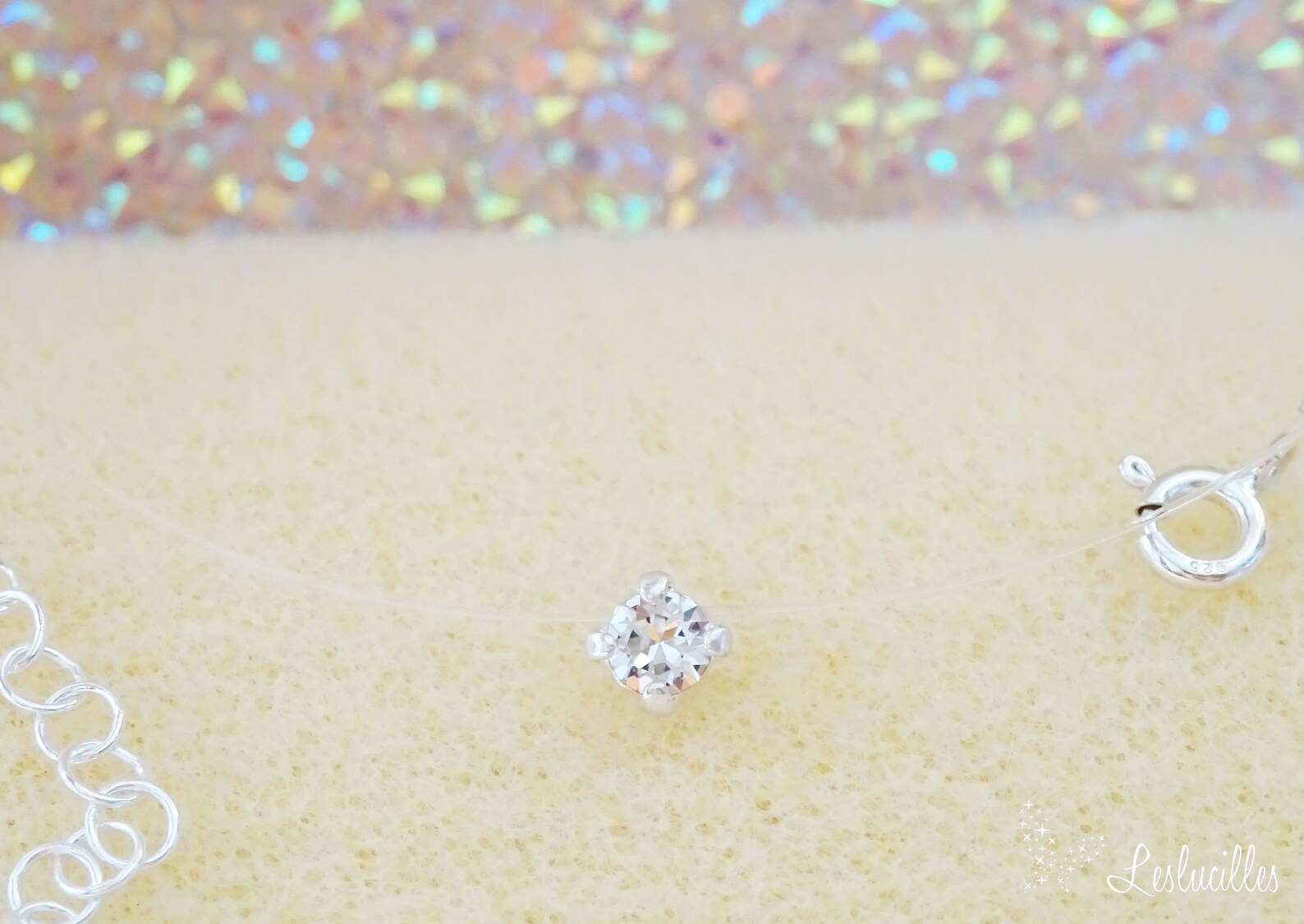 Invisible Set MINI Solitaire Swarovski 4mm 925 Silver - Etsy