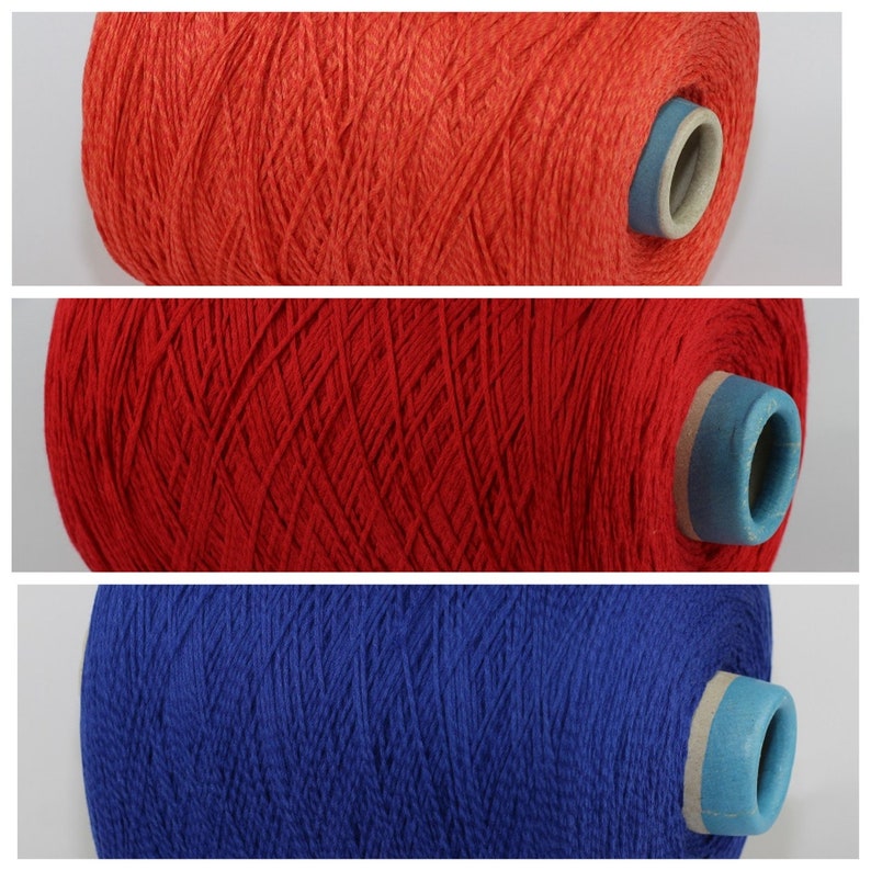 Silk/cotton Yarn on Cone, Hand Knitting, Crocheting, Machine Knitting ...