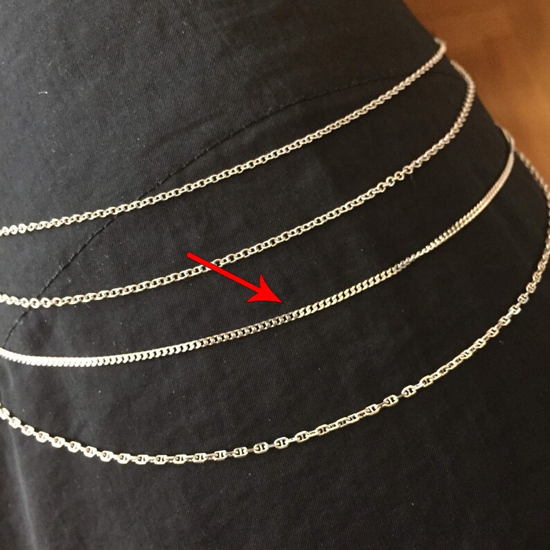 White Gold Brazilian Delicate Chain 14 karat Classic Dainty | Etsy