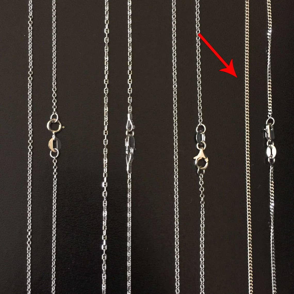 White Gold Brazilian Delicate Chain 14 karat Classic Dainty | Etsy