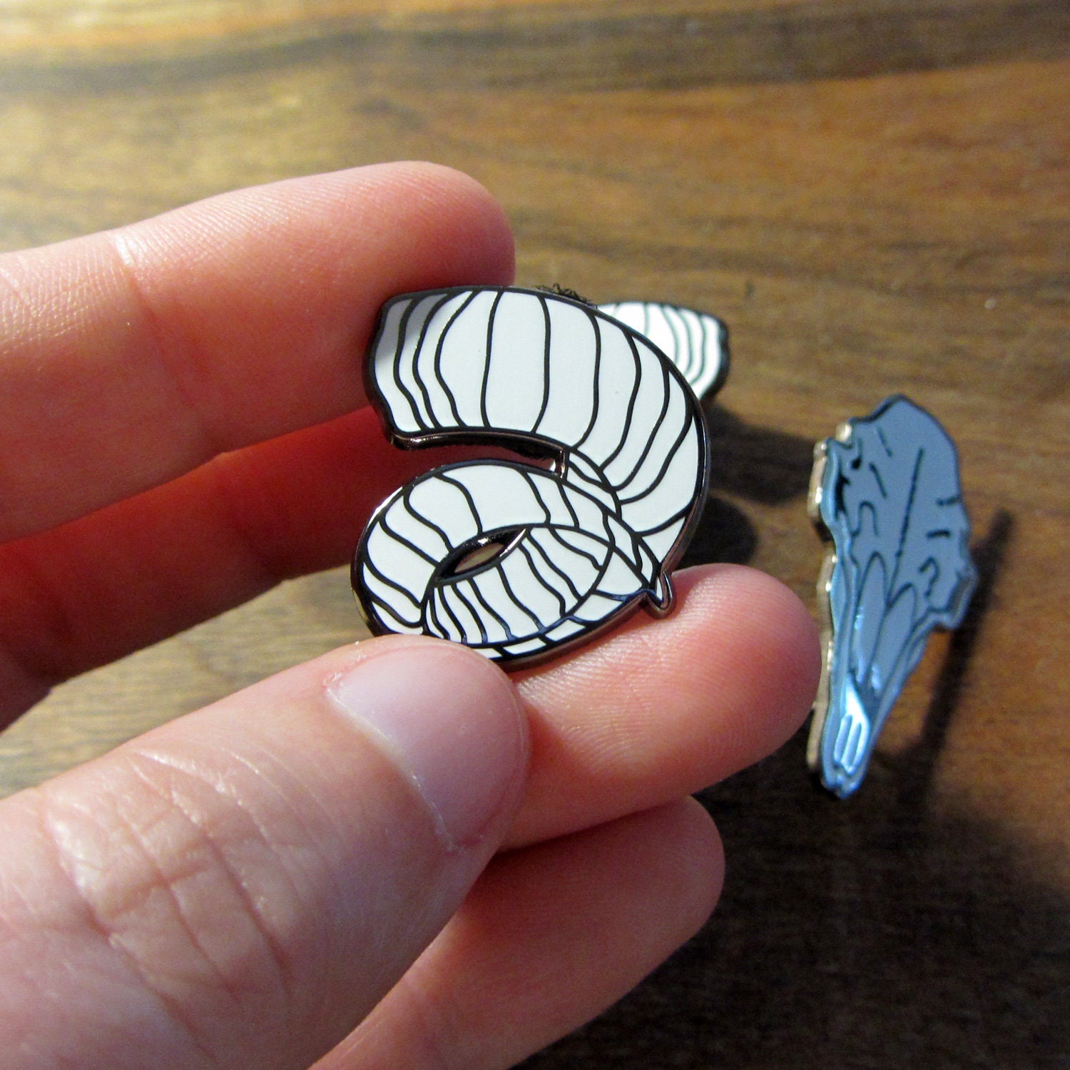 Sam the Ram enamel pins set Ram skull and horns Three pins | Etsy