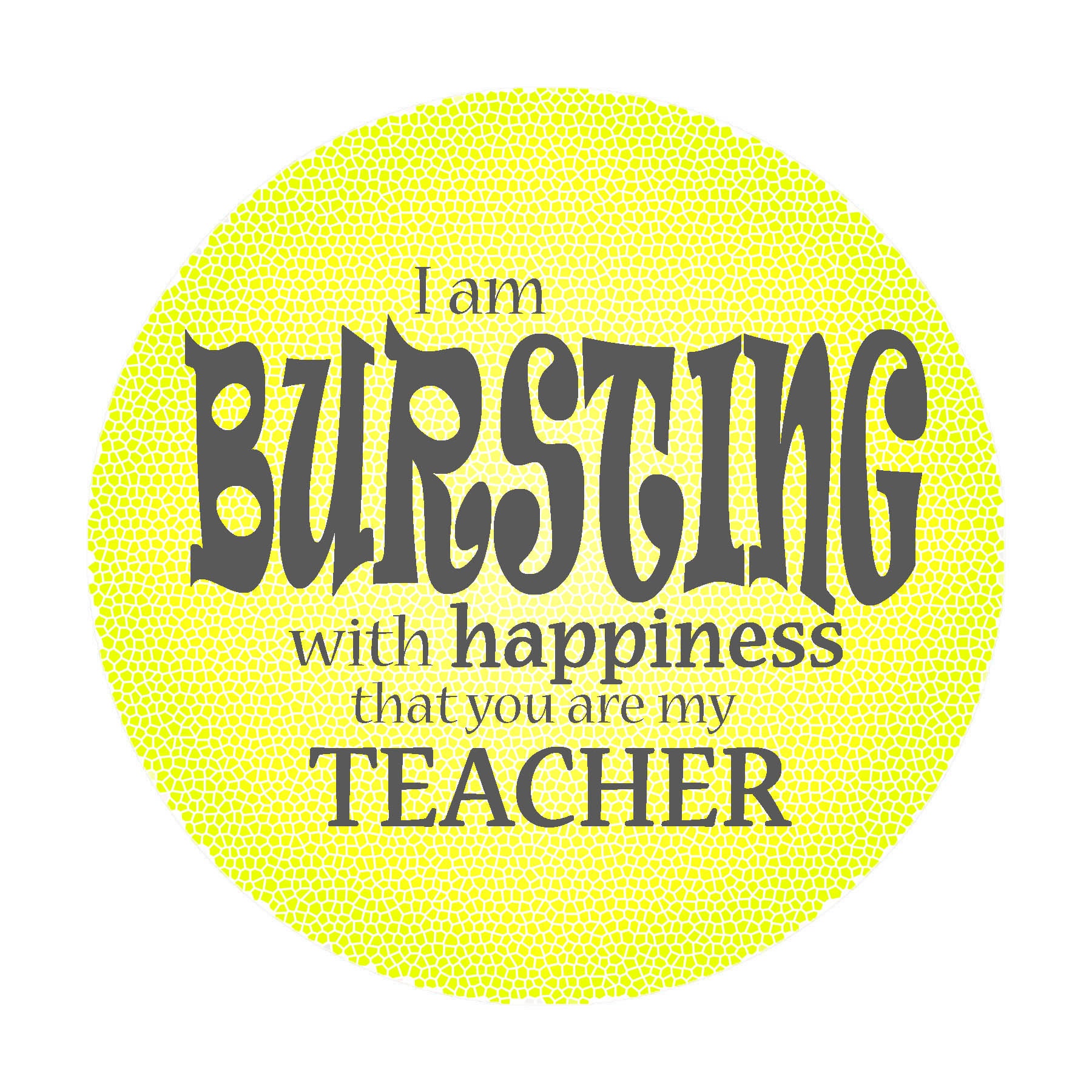 Bursting with happiness printable Instant Download | Etsy