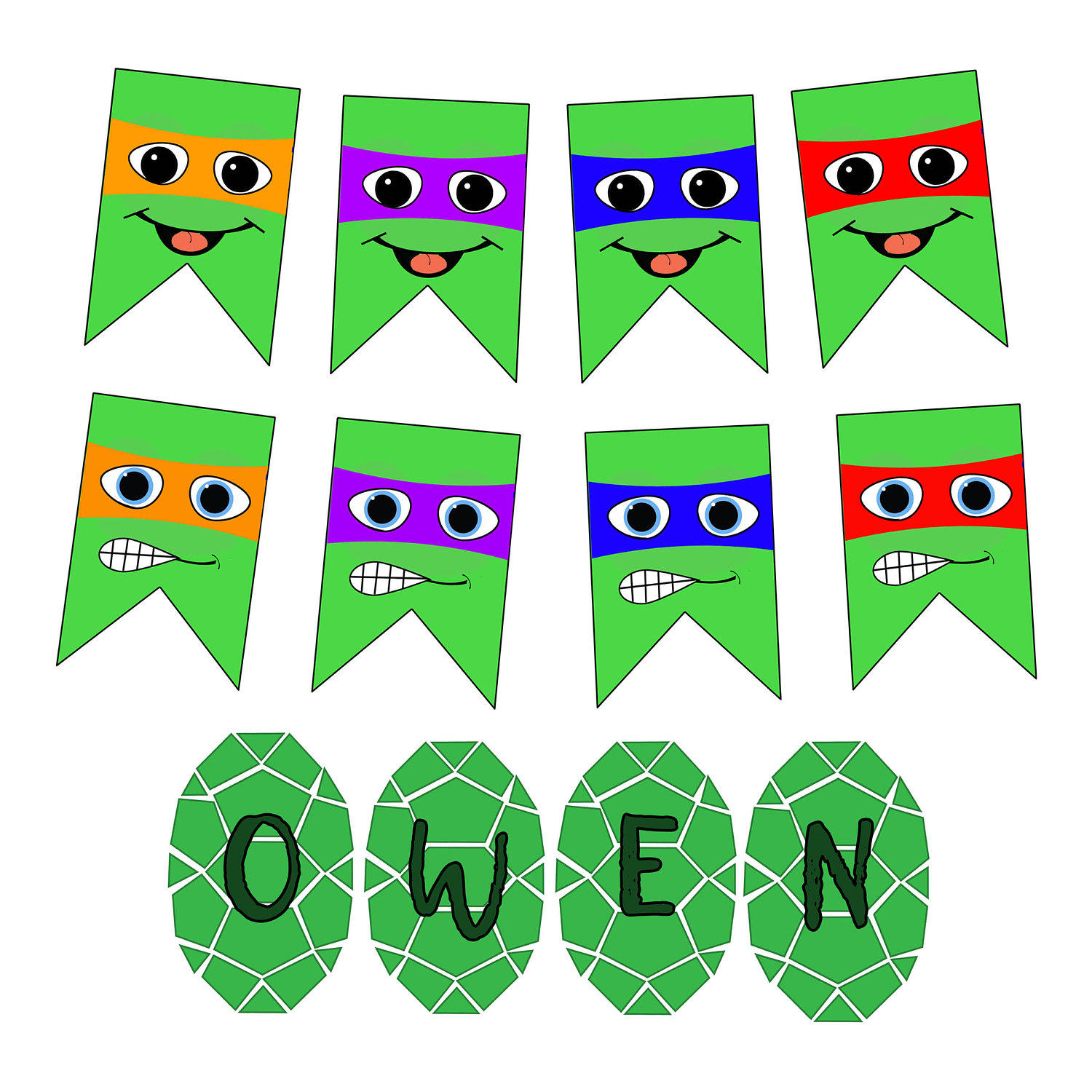 Printable Turtle Banner - Etsy