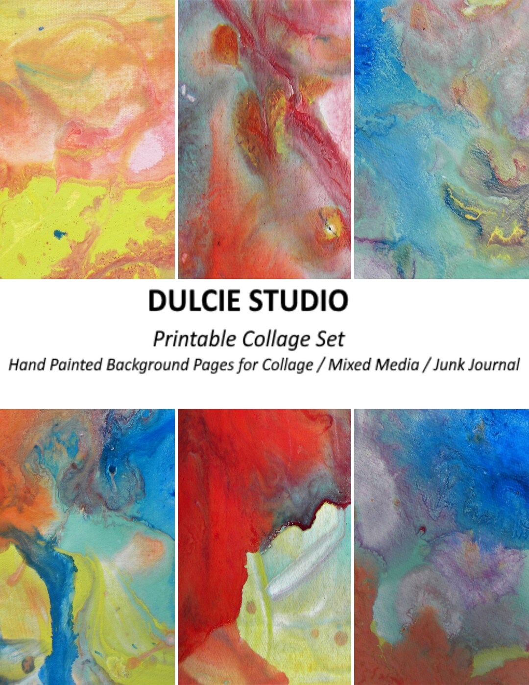 Three Unique Digital Printable Paper Backgrounds 8.5 X 11 Inch Jpeg ...