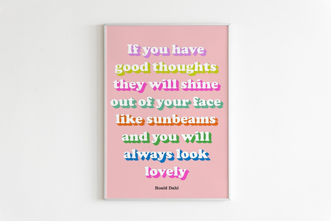 Roald Dahl the Twits Quote Wall Art | Etsy