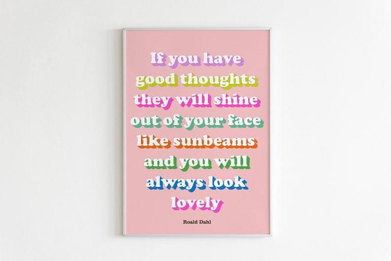 Roald Dahl the Twits Quote Wall Art - Etsy UK