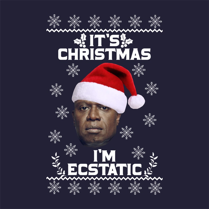 Captain Holt Brooklyn 99 I'm Ecstatic Christmas | Etsy