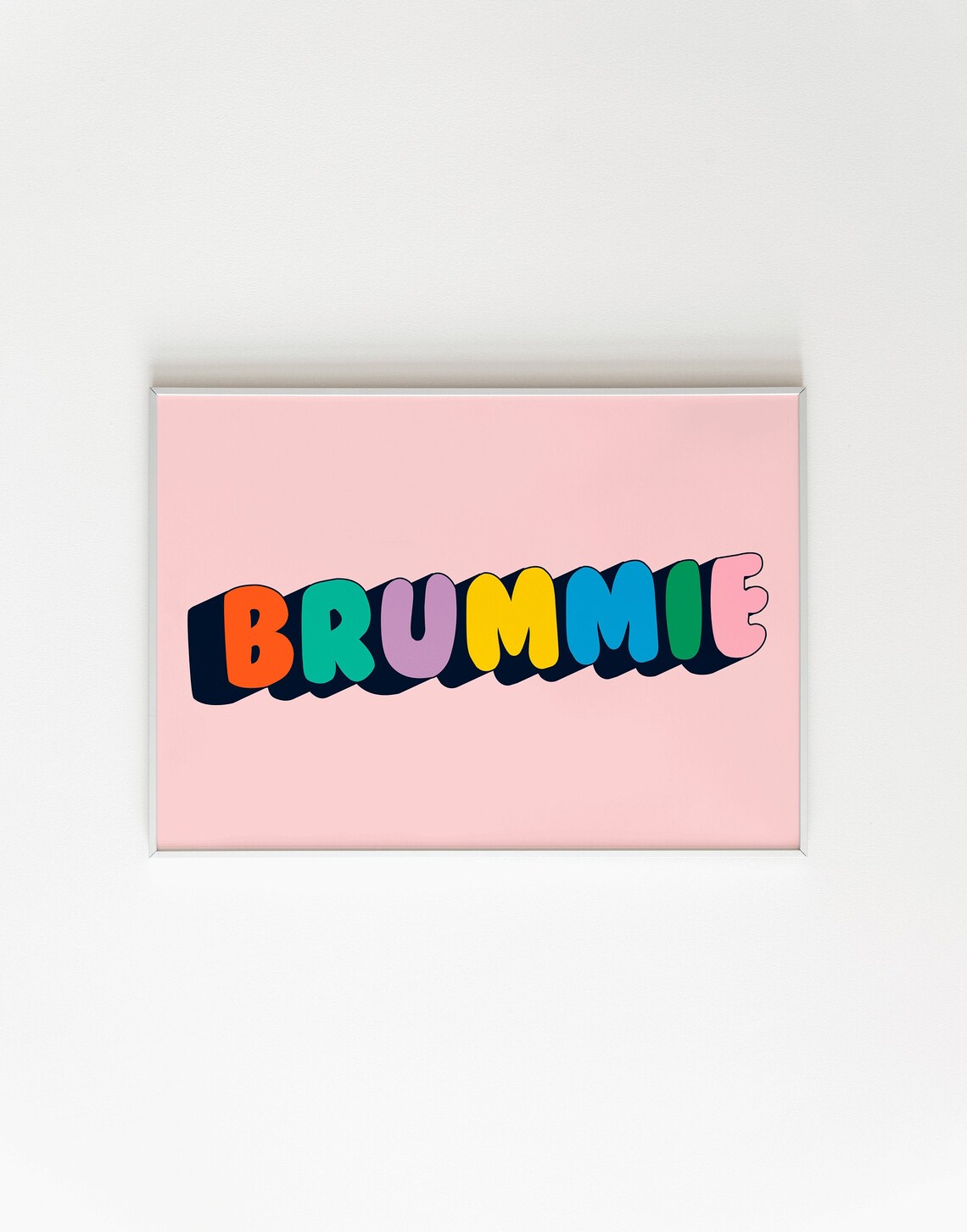 Rainbow Brummie/birmingham Wall Print/art - Etsy