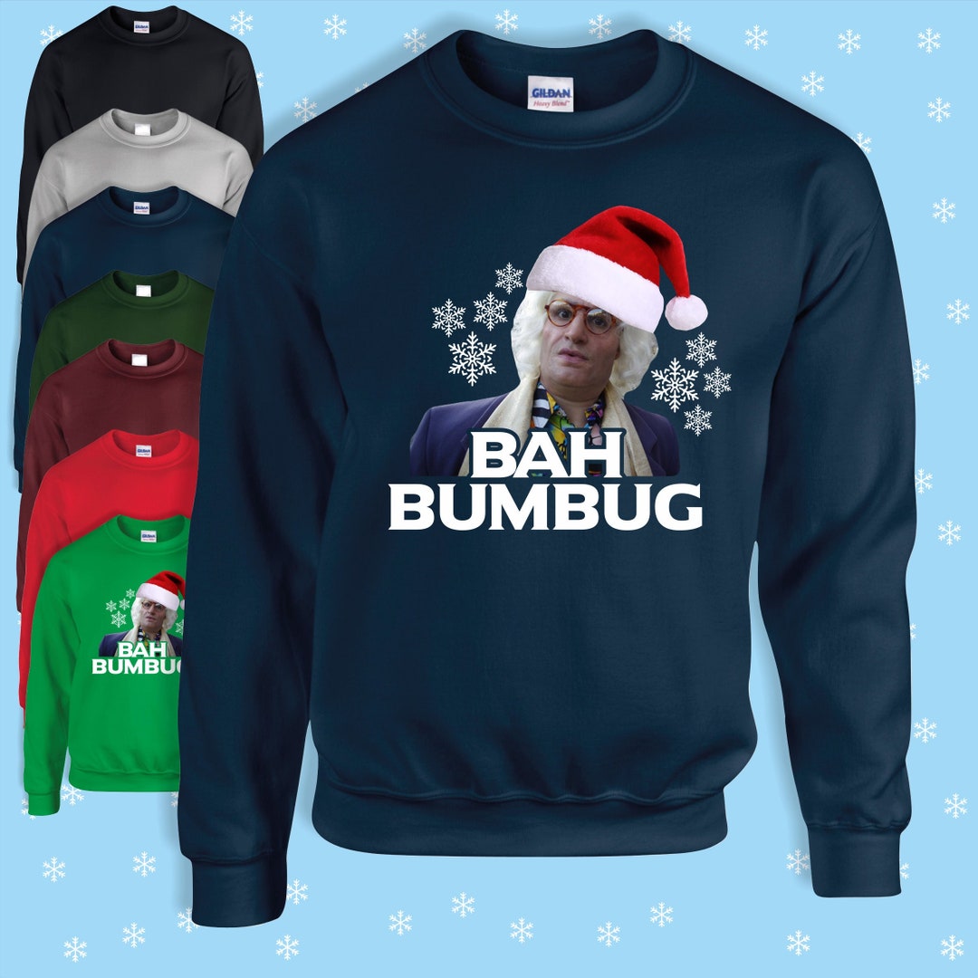Brian Badonde Facejacker Funny Christmas Jumper/sweatshirt Red/navy ...