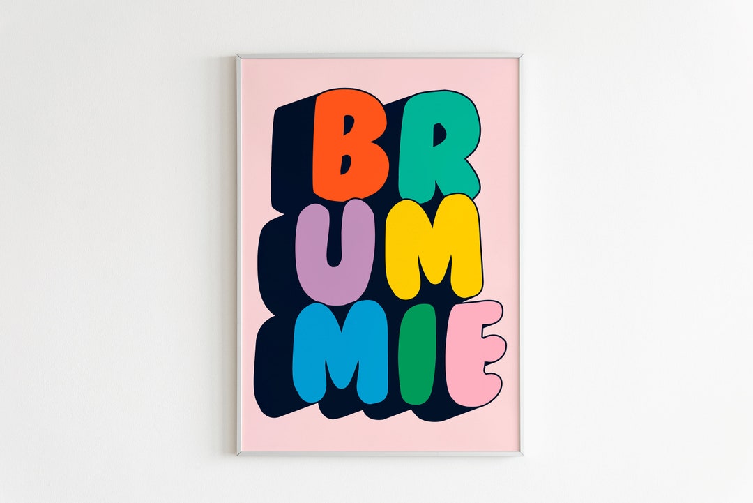 Colourful Brummie/birmingham Wall Print/art - Etsy UK