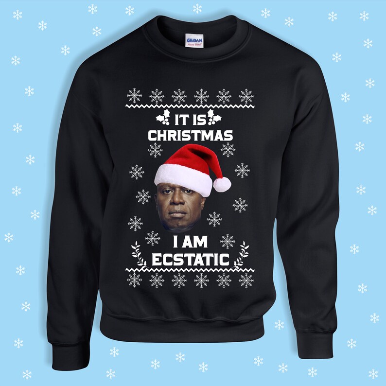 Captain Holt Brooklyn 99 I'm Ecstatic Christmas - Etsy UK