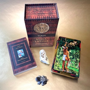 Tarot Alma Latina Hand-drawn Deck for Cards Reading Inspired by Ancient ...