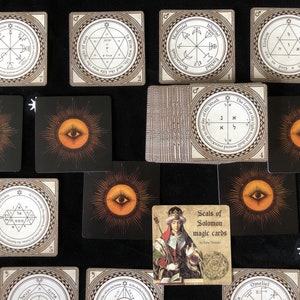 Seals of Solomon Magic Cards, Talismans of King Solomon, Key of Solomon ...