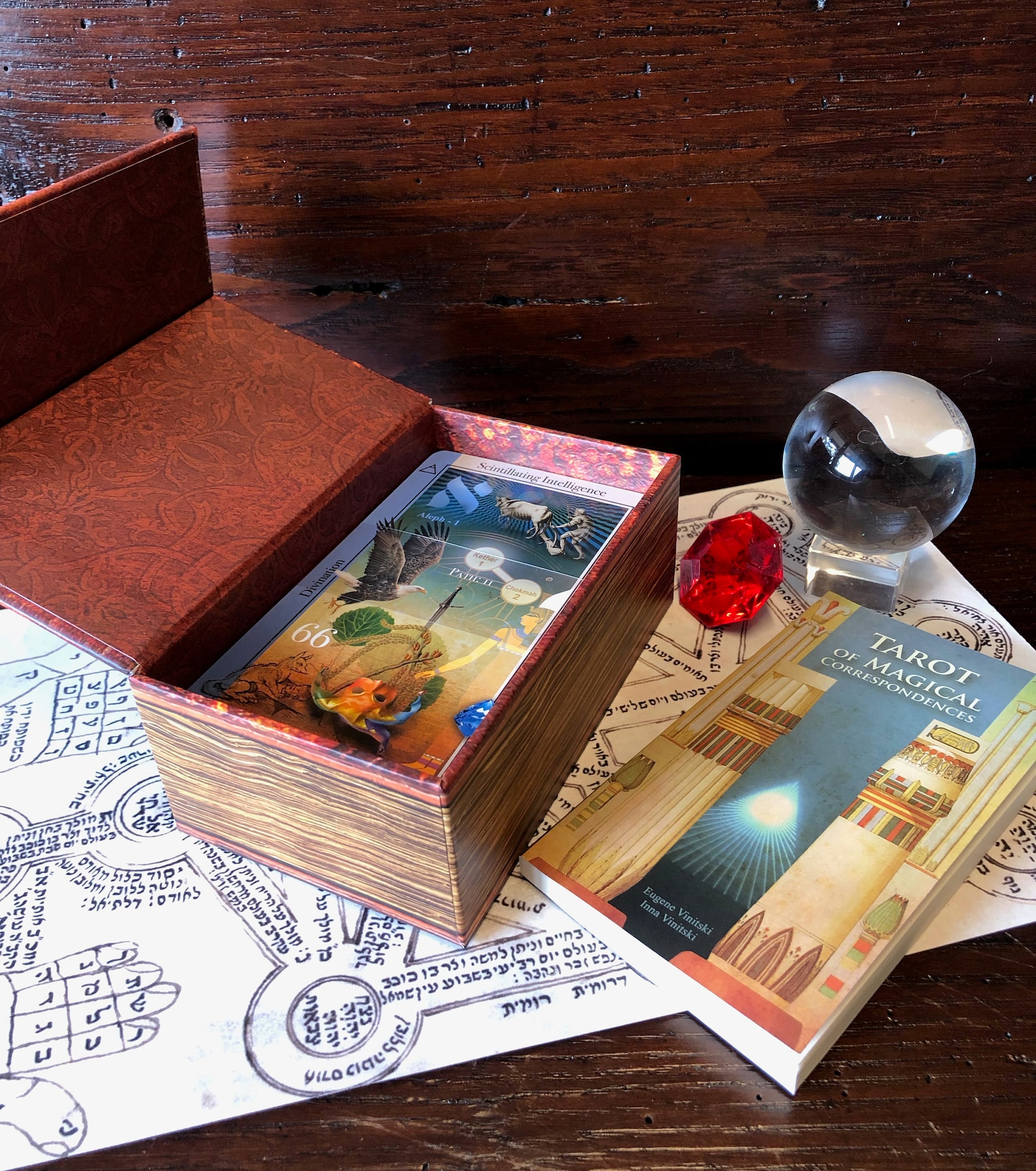 Tarot of Magical Correspondences Kabbalistic Cards Unique - Etsy Hong Kong