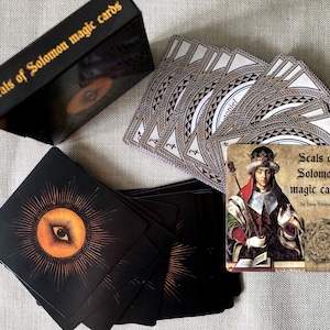 Seals of Solomon Magic Cards, Talismans of King Solomon, Key of Solomon ...