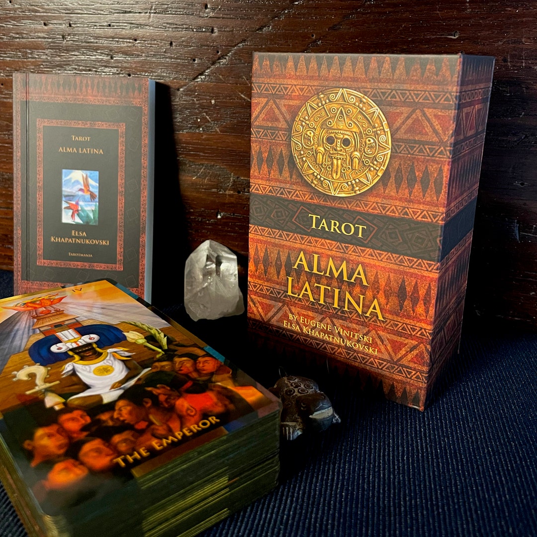 Tarot Alma Latina Hand-drawn Deck for Cards Reading Inspired by Ancient ...