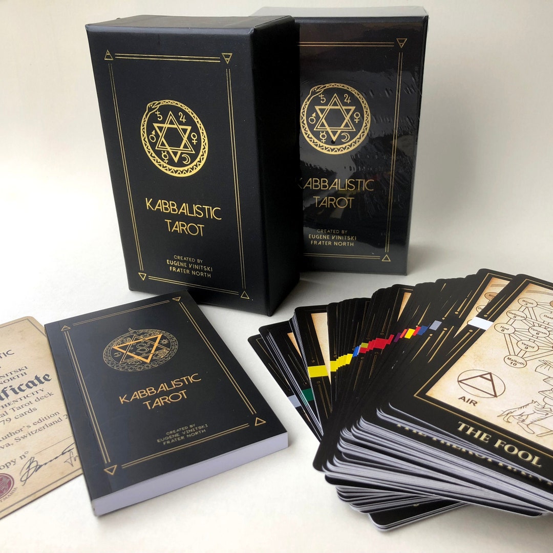 Kabbalistic Tarot Deck, Divination Cards, Unique Illustrated Occult ...