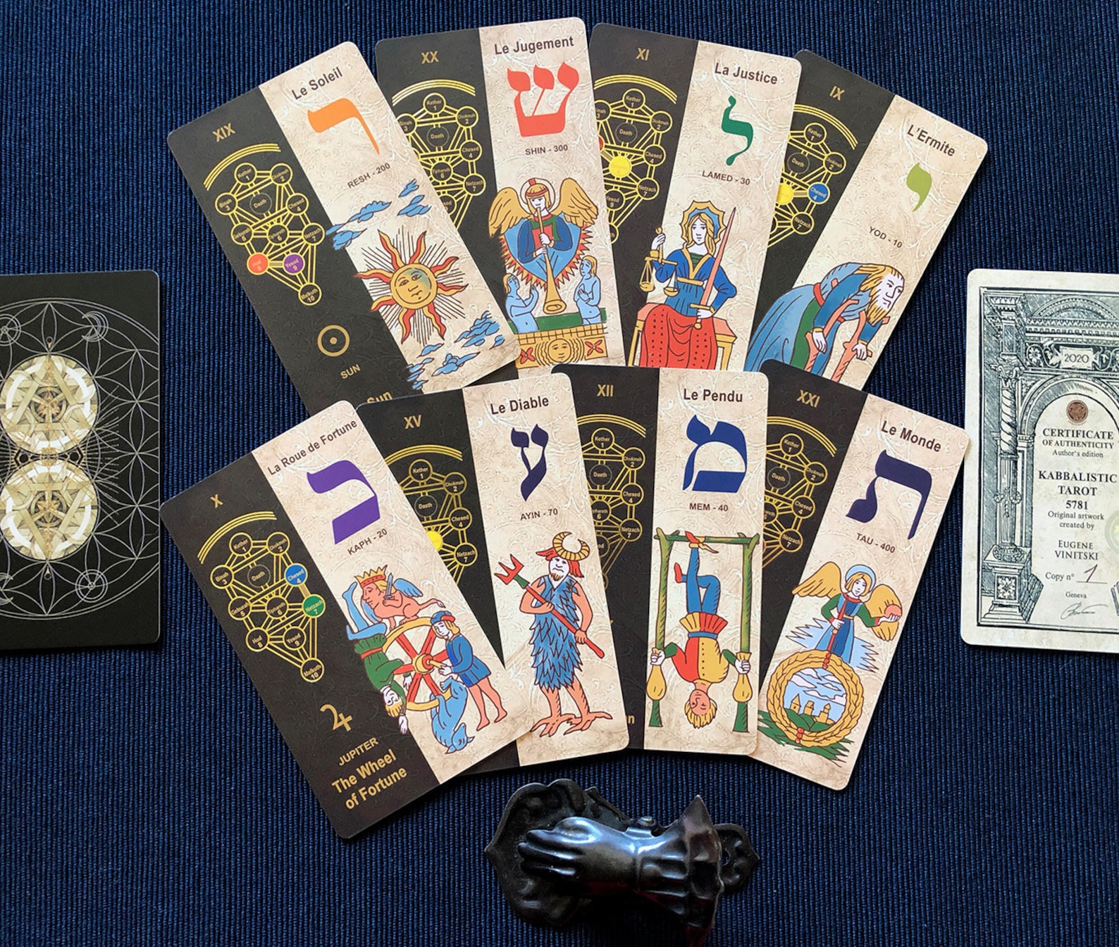 Kabbalistic Tarot 5781 Deck Unique Illustrated Occult Cards - Etsy