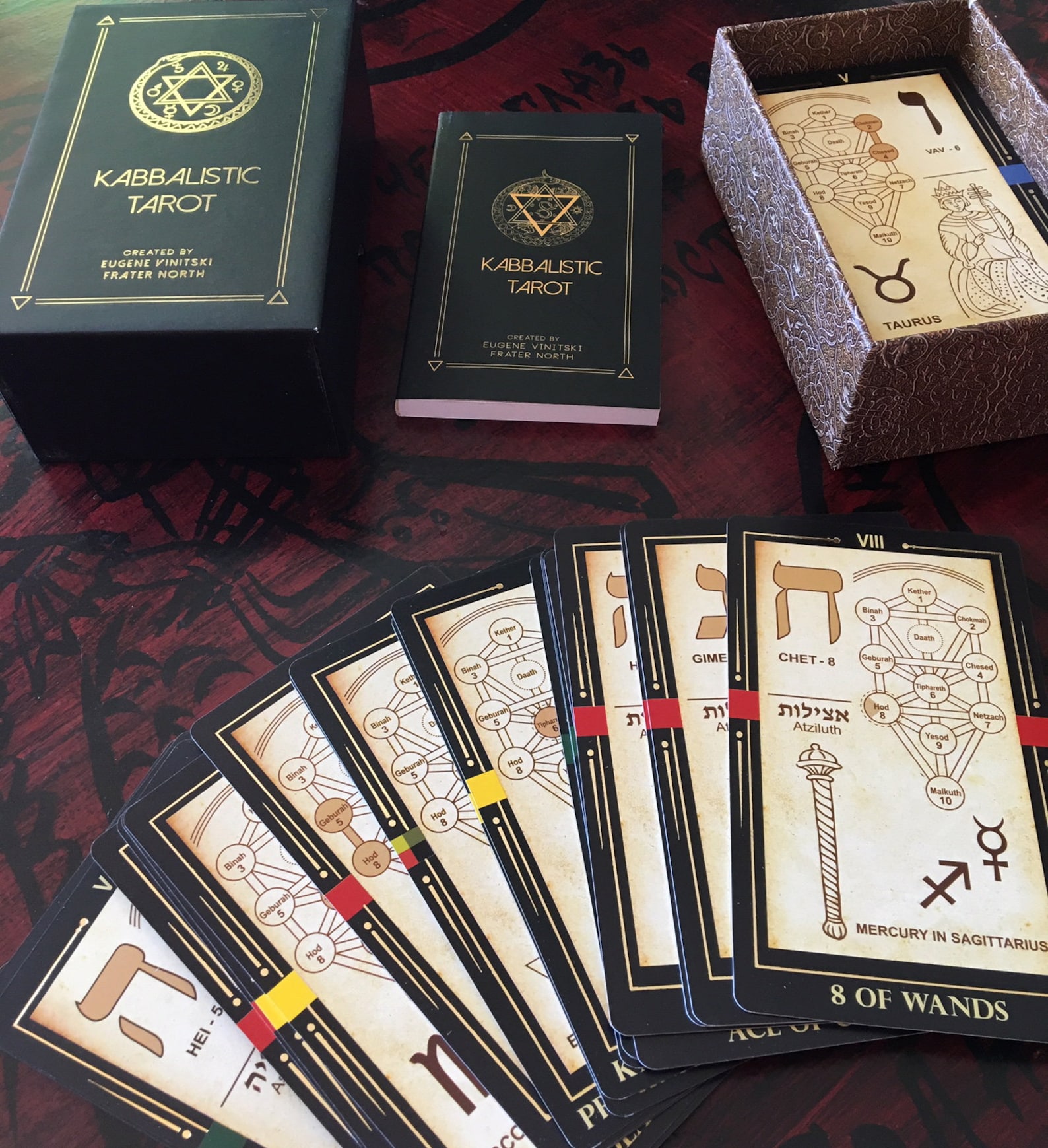 Kabbalistic Tarot Deck Divination Cards Unique Illustrated - Etsy Israel
