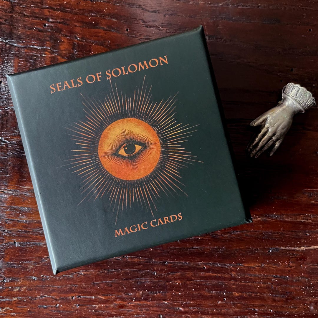 Seals of Solomon Magic Cards, Special Edition, Talisman of King Solomon ...