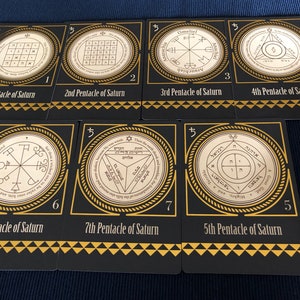 Seals of Solomon Magic Cards, Golden Edition, Talismans of King Solomon ...