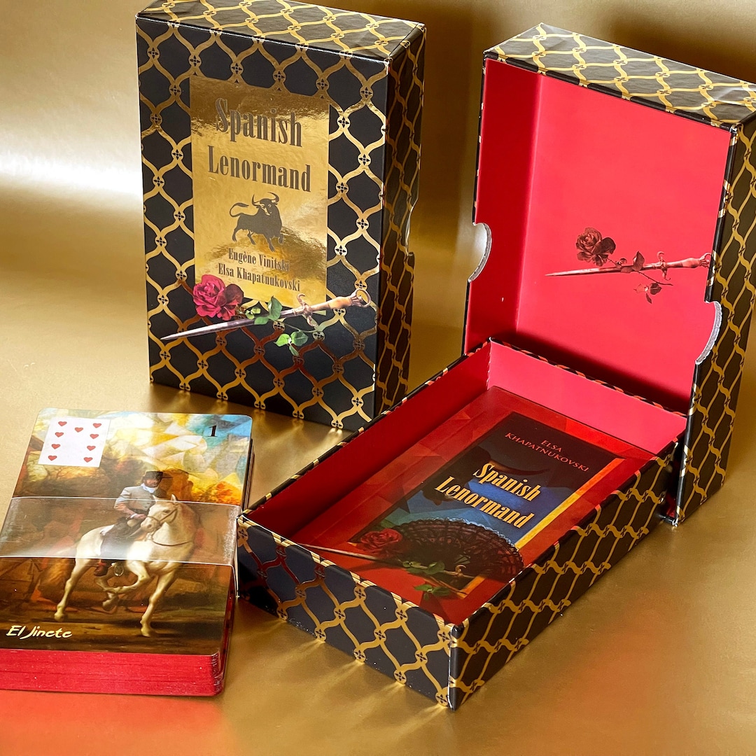 Spanish Oracle Lenormand, Divination Cards, Unique Illustrated Occult ...