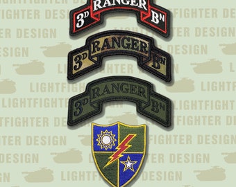 1/75th Ranger Battalion original Scroll Embroidered Baseball - Etsy