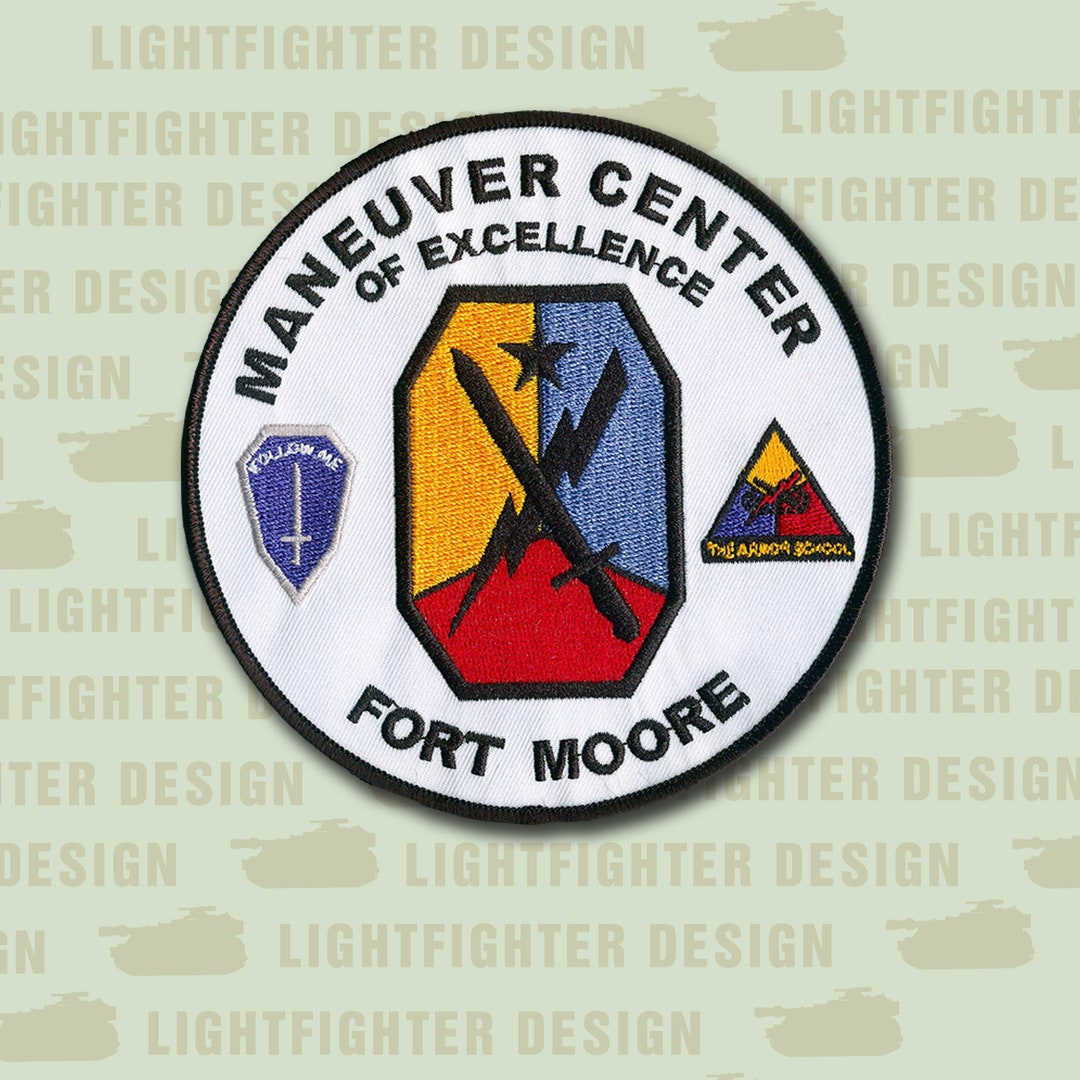 Maneuver Center of Excellence Patch - Fort Moore, Georgia - 5 Inch - Etsy