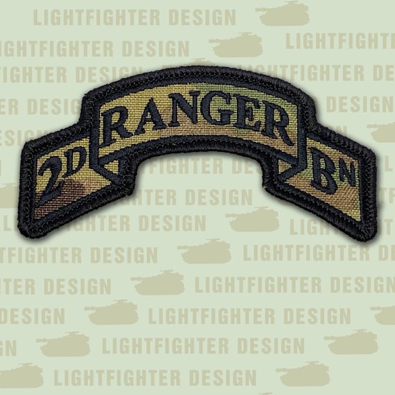 Modern US 2nd Ranger Battalion Scroll Multicam 3 7/8 X - Etsy
