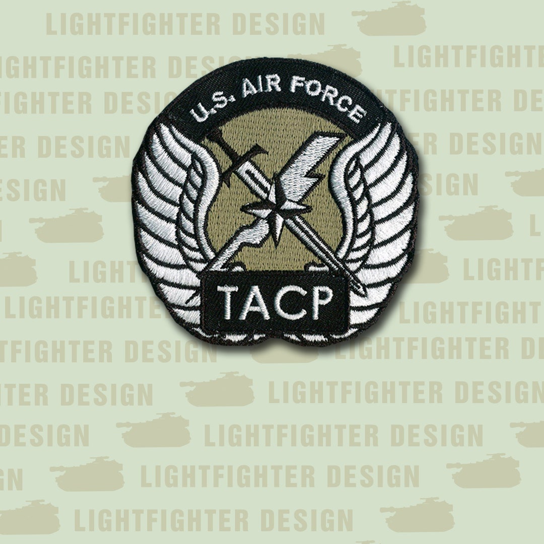 USAF TACP Embroidered Patch With Hook and Loop Backing - 2 3/4 ...