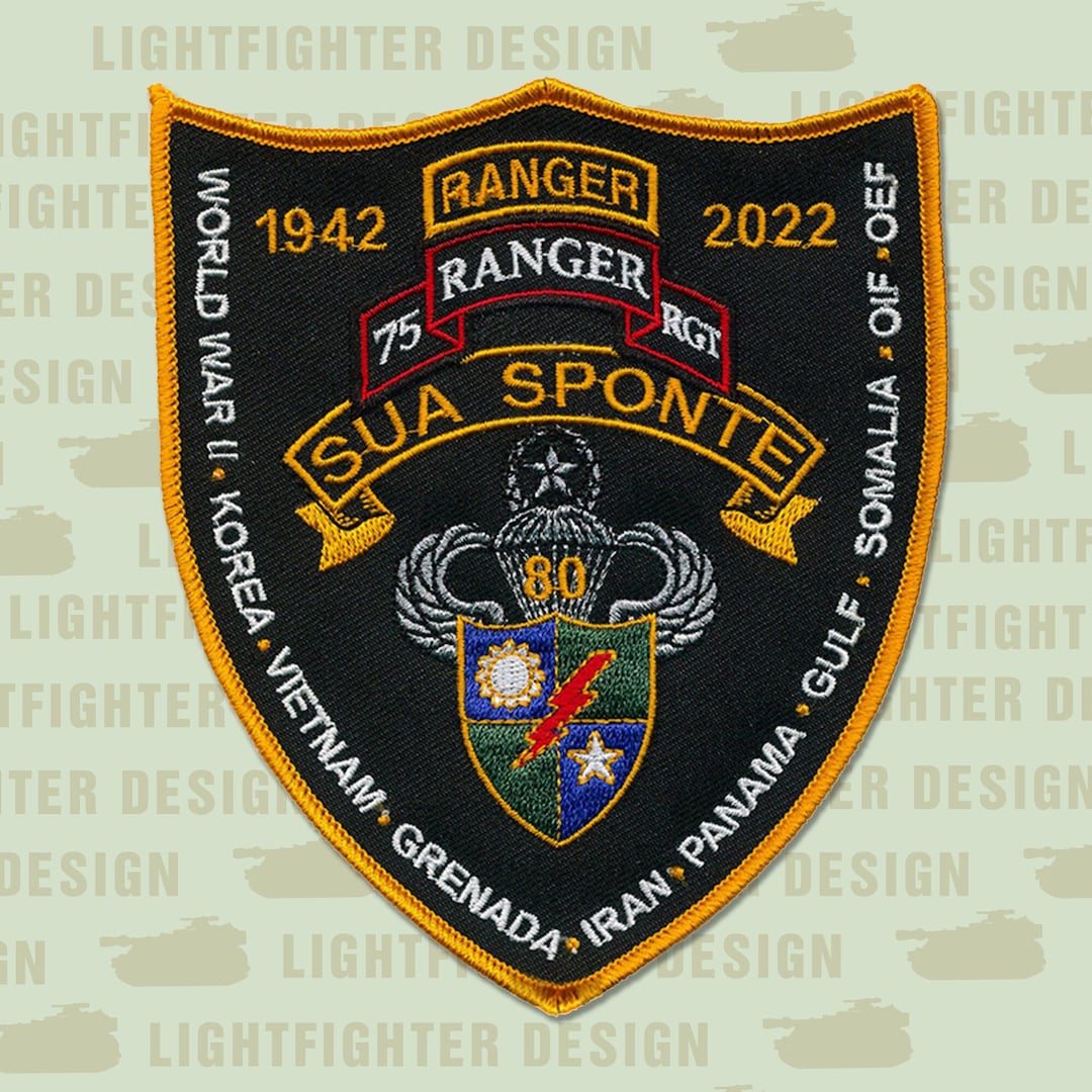 US Army Ranger - 80 Year Anniversary Patch - Sua Sponte Airborne Recon ...