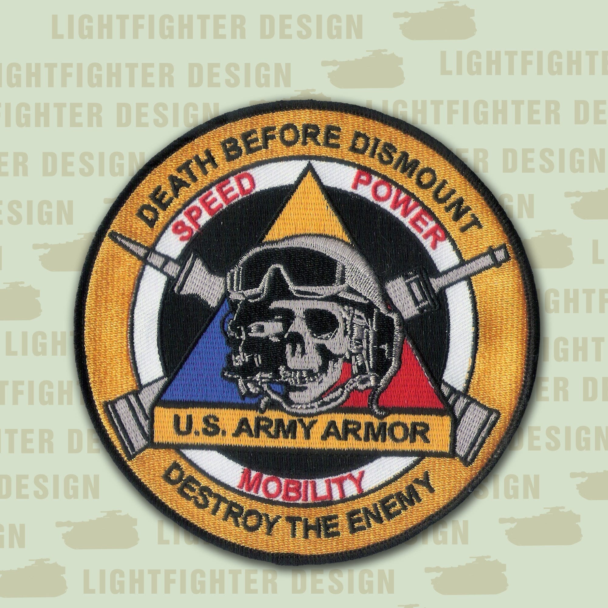 United States Armor School Embroidered US TANKER Patch - Etsy