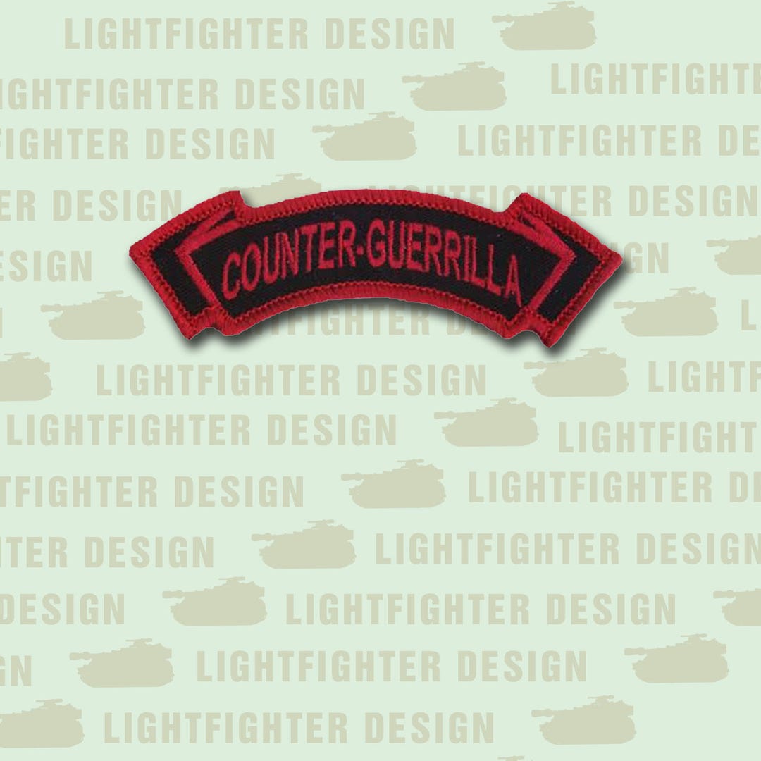 COUNTER GUERRILLA Tab - 5th B D E Patch - Operation Enduring Freedom ...