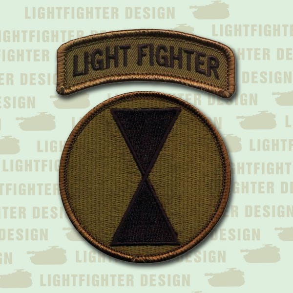 Us Army 7th Infantry Division - Etsy