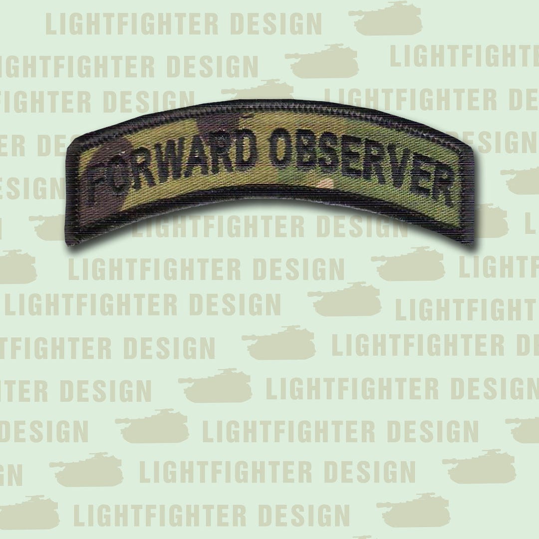 Forward Observer Tab MULTICAM 3 1/2 X 1 Merrowed Edge With Hook & Loop ...
