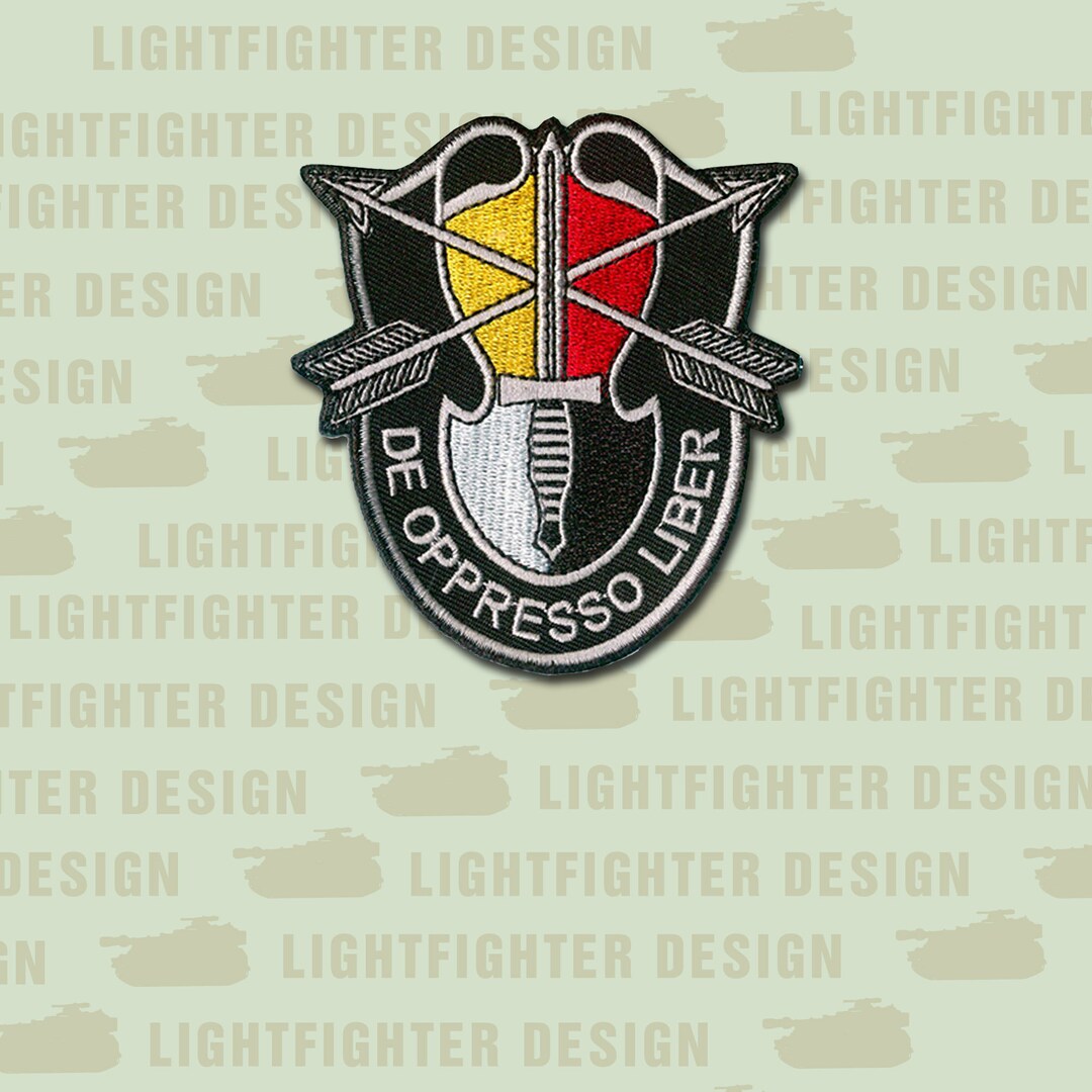 3rd SFG (A) Embroidered Patch With Hook and Loop Backing (velcro) 3" X ...