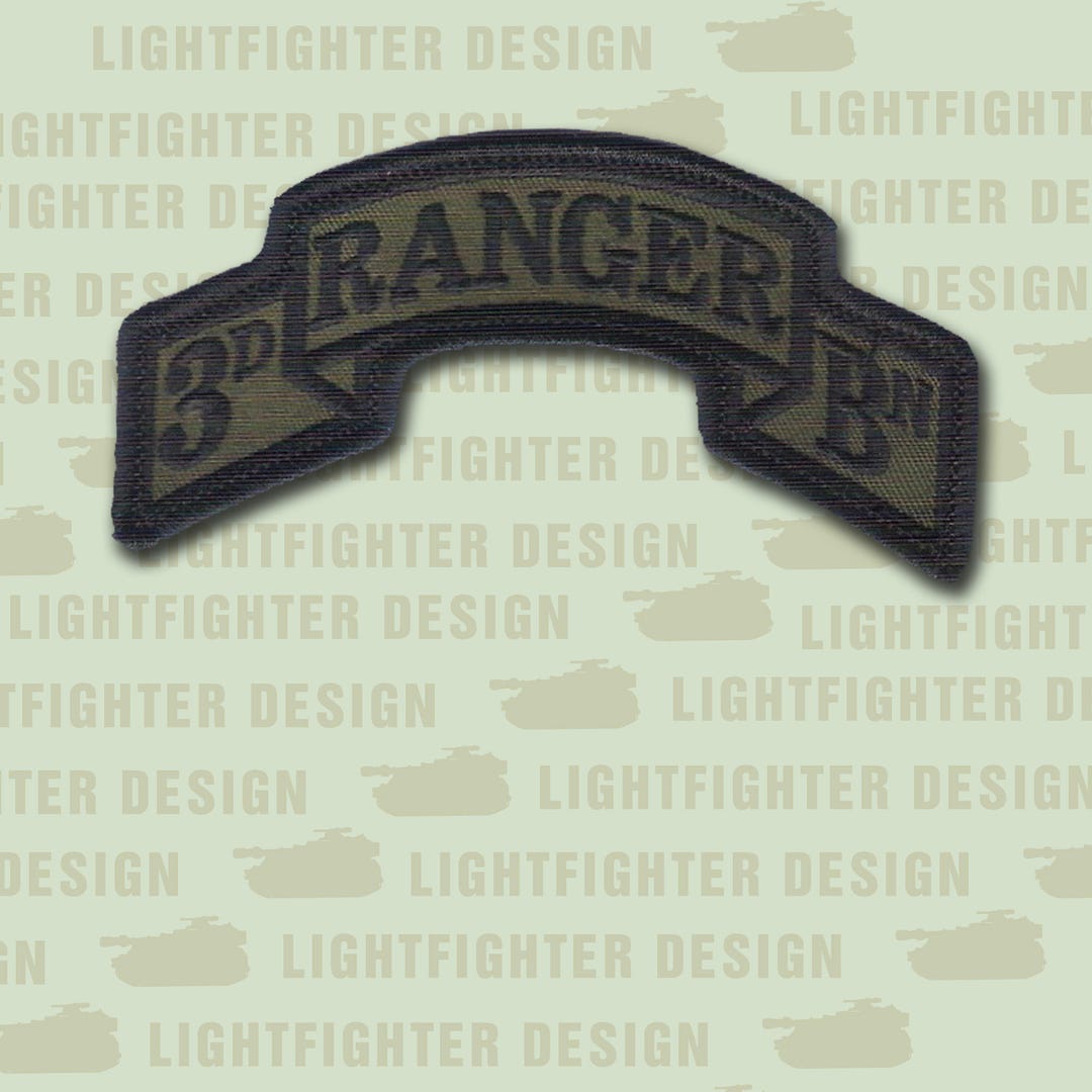 Modern US 3rd Ranger Battalion Scroll OD 3 7/8 X - Etsy
