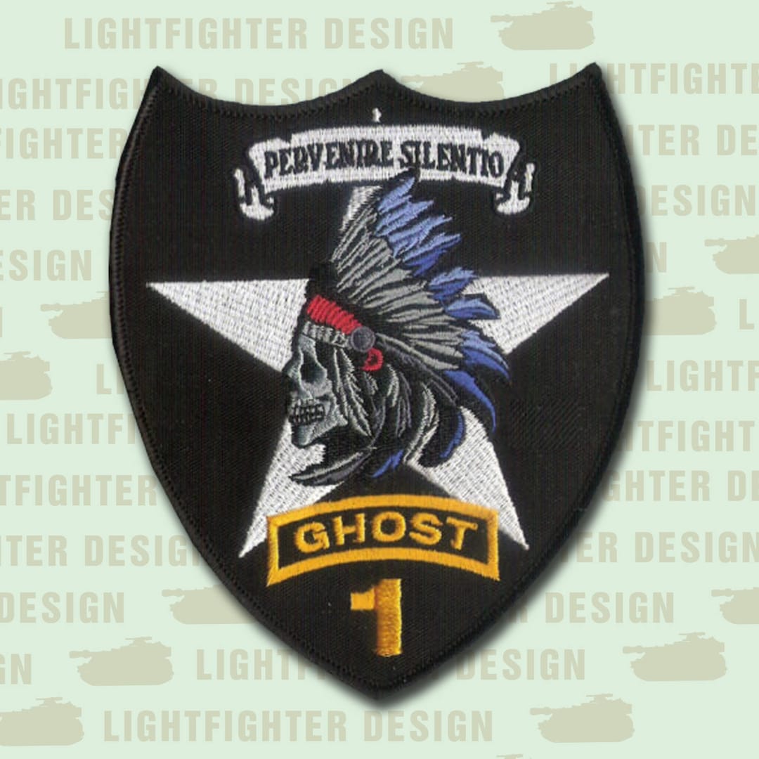 GHOST Brigade 5 X 4 1/4 SKULL 2nd Infantry Div 1st BDE Patch Operation ...