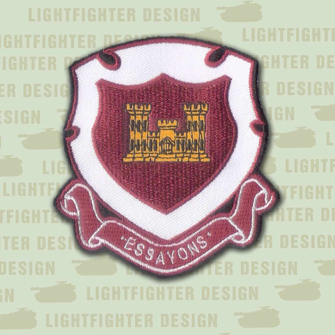 US Army Engineer - Essayons - (WAX Backing) - US Army - Combat Engineer ...