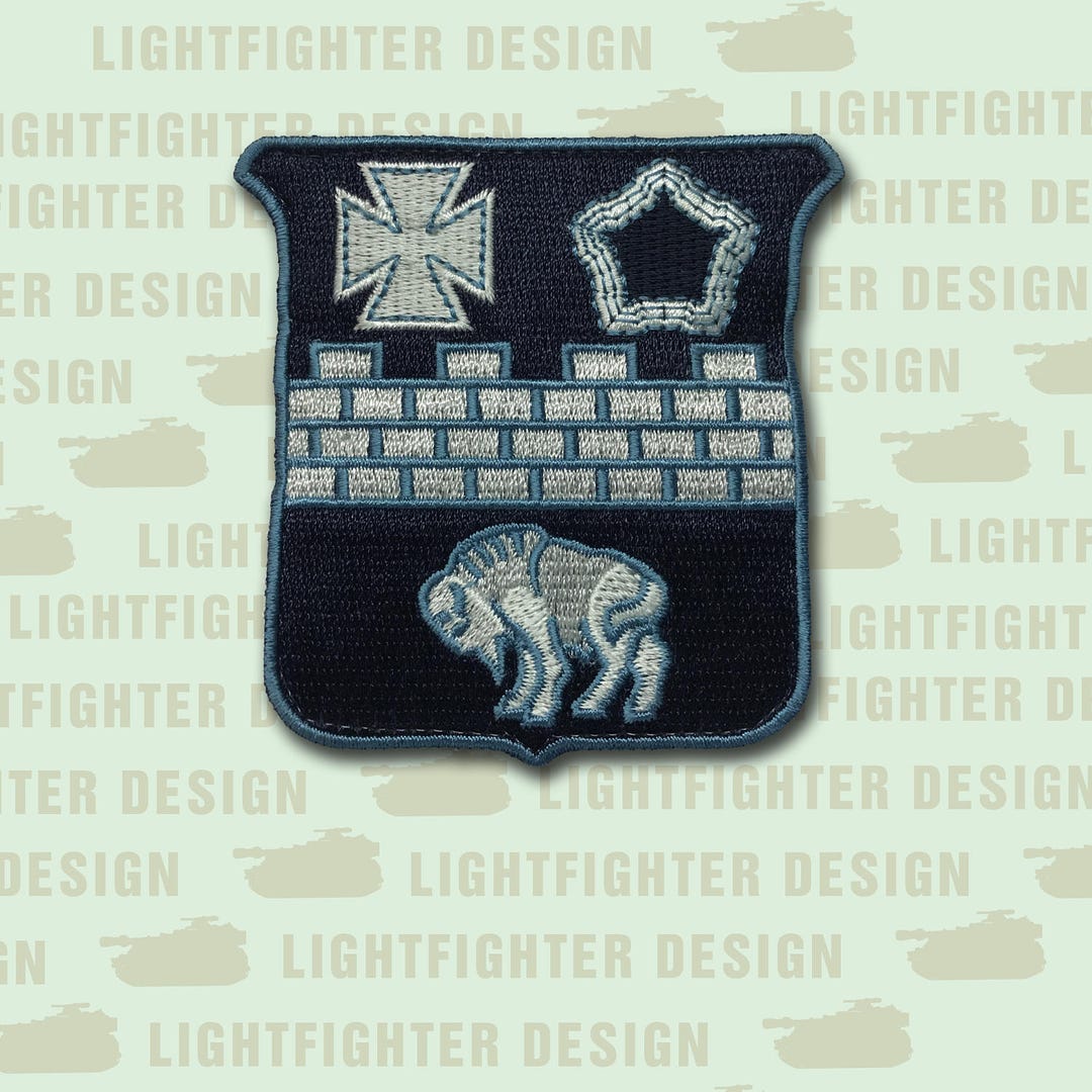 17th Infantry Regiment Patch 3 X 3 SWAT Style Medium Non-merrowed Edge ...