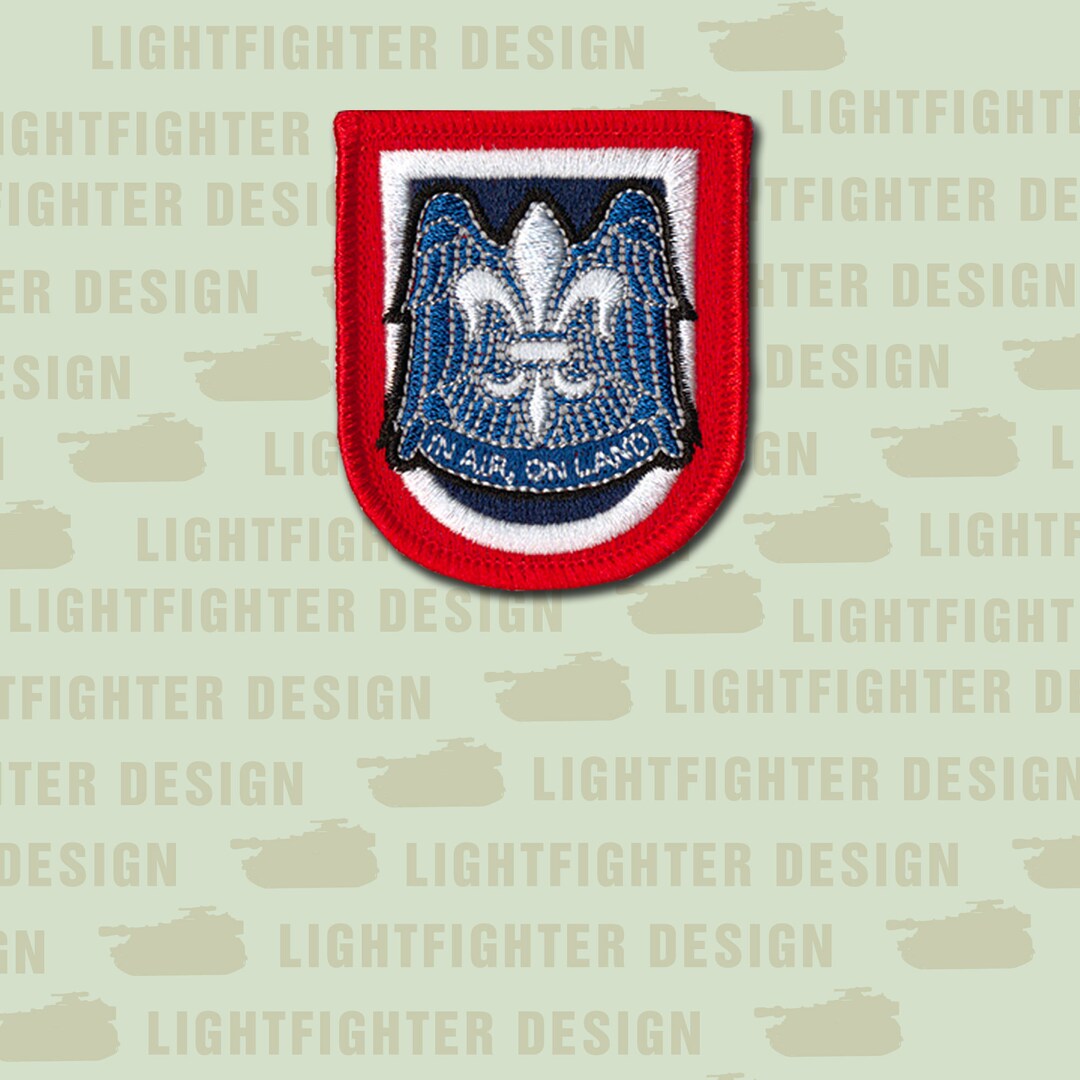 82nd Airborne Division Embroidered Flash With DUI - Wax Backed ...
