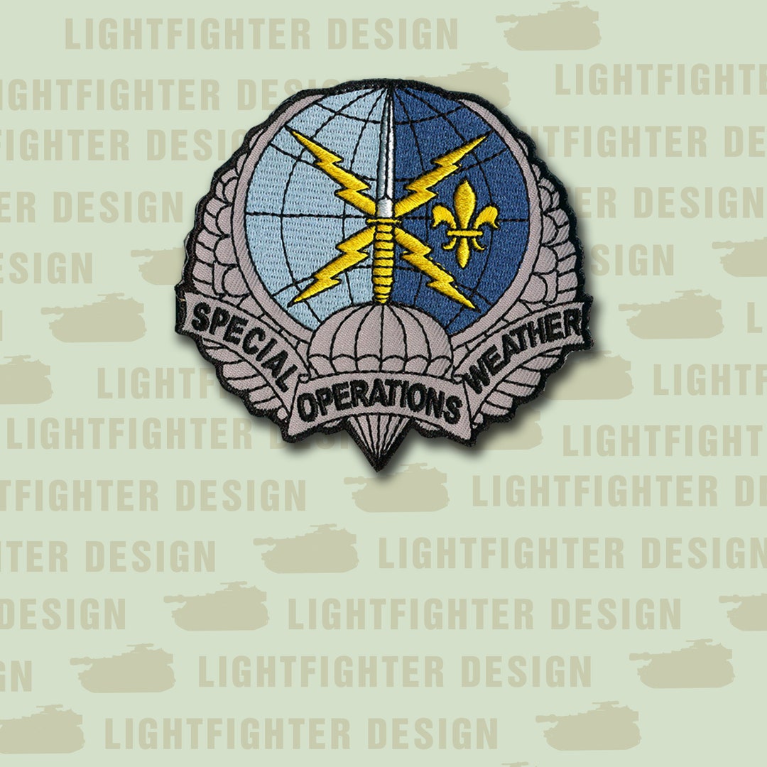 USAF Special Operations Weather Embroidered Patch With Hook and Loop ...