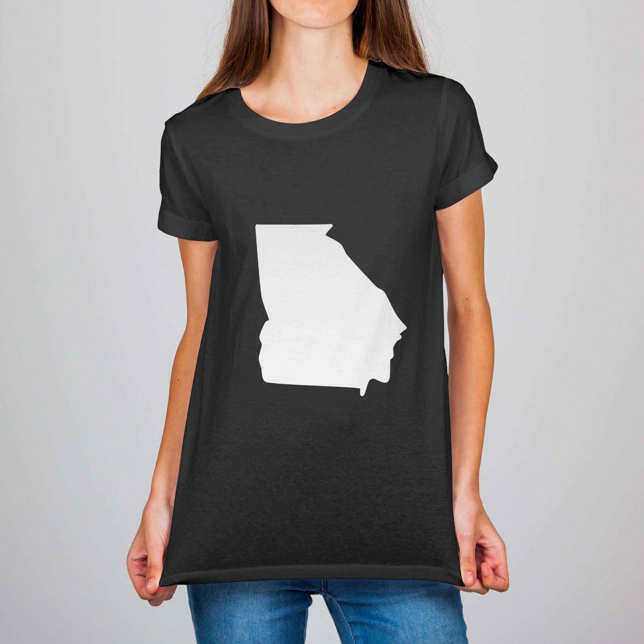 Georgia State Shape and Outline SVG Instant Download Cricut Svg, Png ...