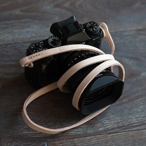 Classic Leather Camera Strap, Rangefinders Strap, Dslr Strap, Vintage Strap, SLR Strap, Natural ...